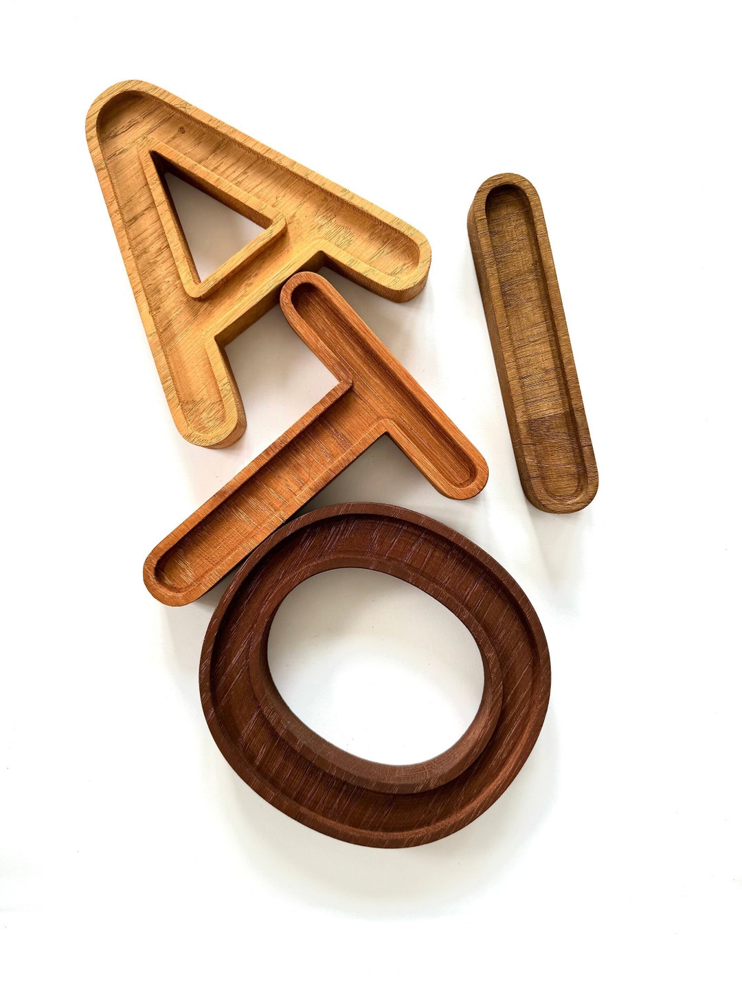 Freestanding Letters, OAK Wood Letters, Personalized Gift, Wooden ...