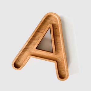 Freestanding Letters, OAK Wood Letters, Personalized Gift, Wooden ...