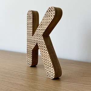 Freestanding Letters, OAK Wood Letters, Personalized Gift, Wooden ...