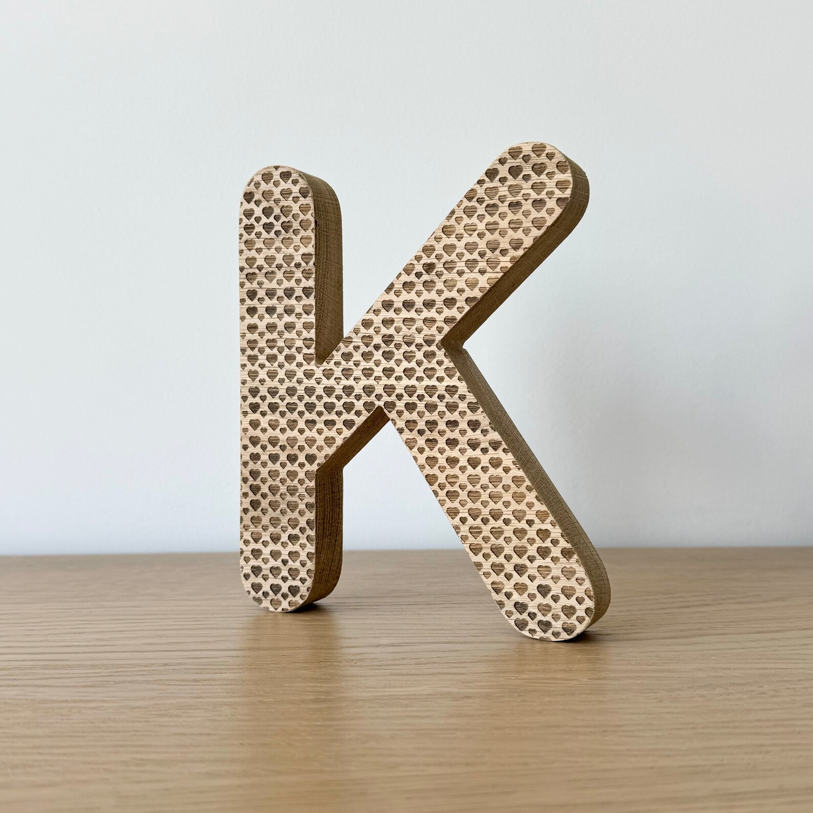 Freestanding Letters, OAK Wood Letters, Personalized Gift, Wooden ...