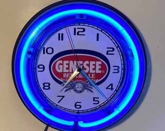 Genesee Beer Clock - Etsy