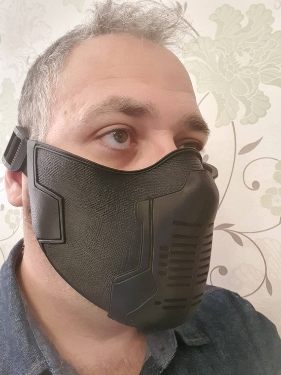 Winter Soldier Mask Cosplay With Adjustable Strap Bucky | Etsy