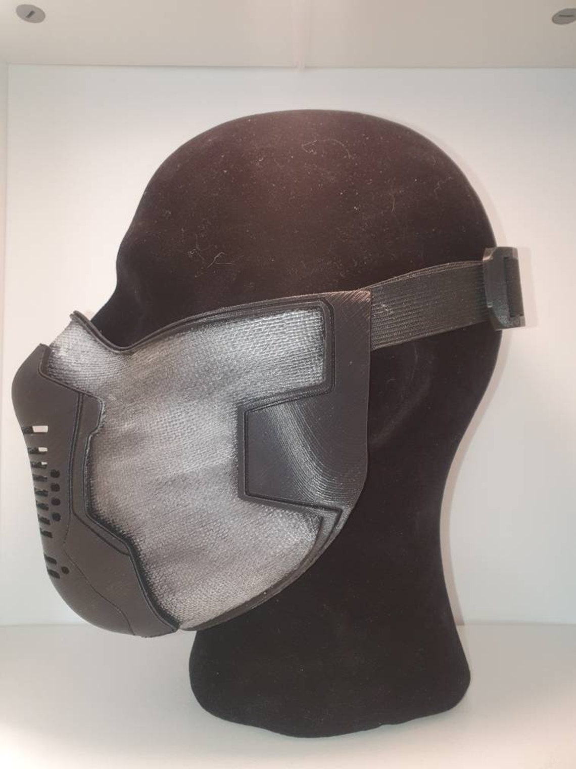 Winter Soldier Mask Cosplay with Adjustable Strap | Etsy