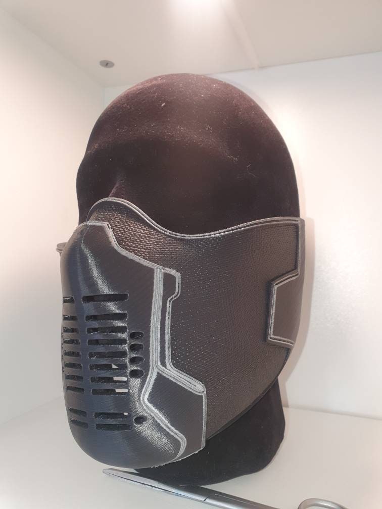Winter Soldier Mask Cosplay with Adjustable Strap | Etsy