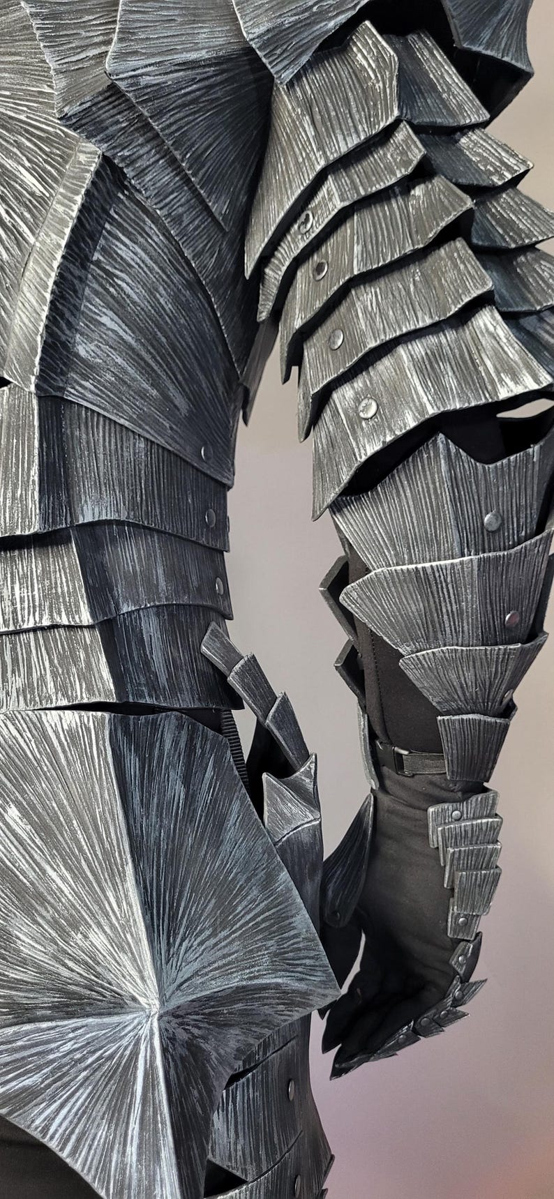 Custom-made Dark Warrior Armor Set | Full Cosplay Costume With LED ...
