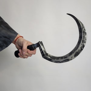 Death Wolf Sickle Cosplay Prop Movable| FINISHED&PAINTED - Etsy