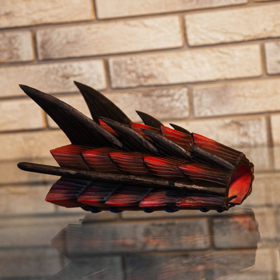 Dragon Spiked Bracers | FINISHED&PAINTED | Custom Colors - Etsy