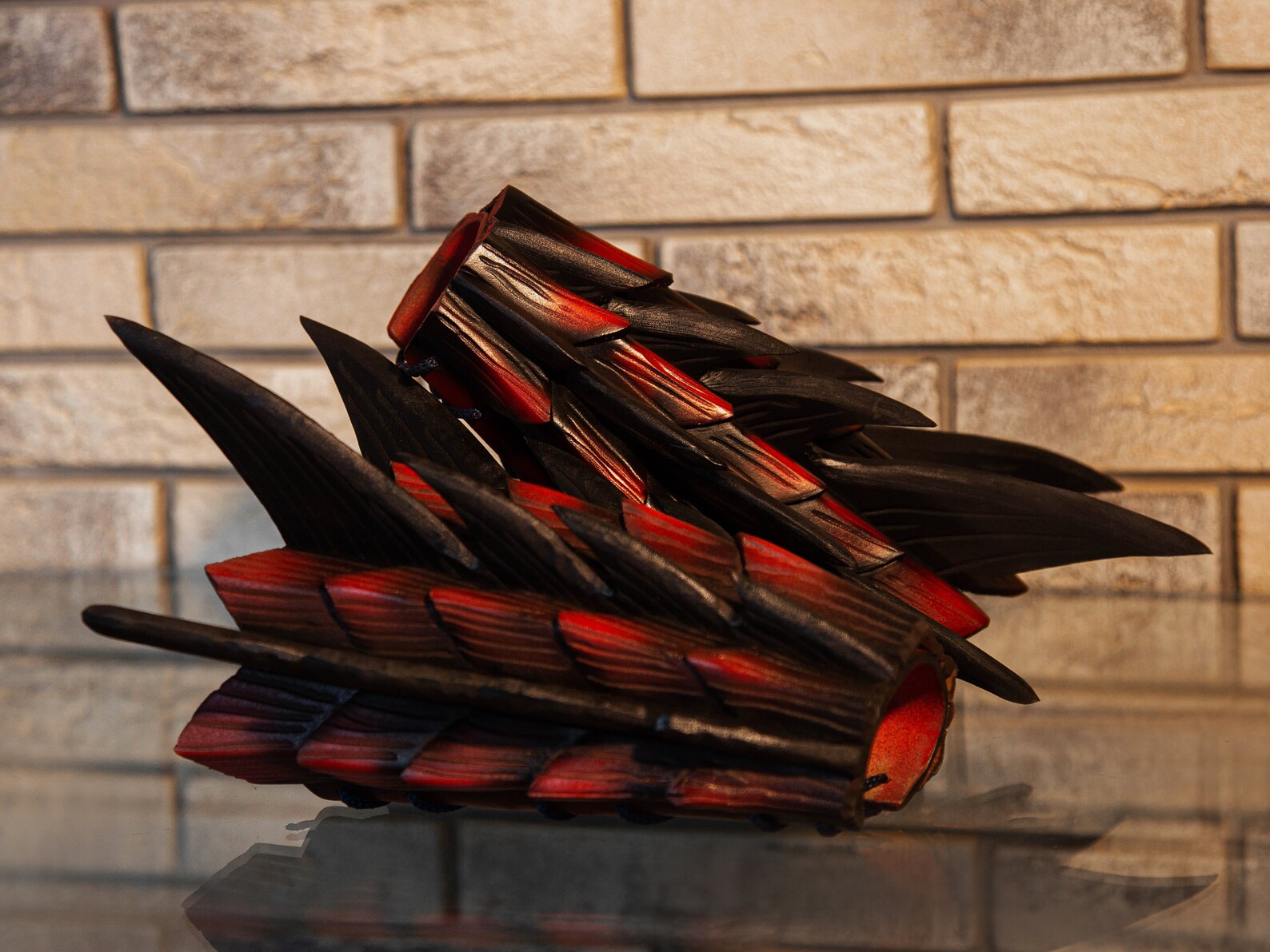 Dragon Spiked Bracers FINISHED&PAINTED Custom Colors - Etsy