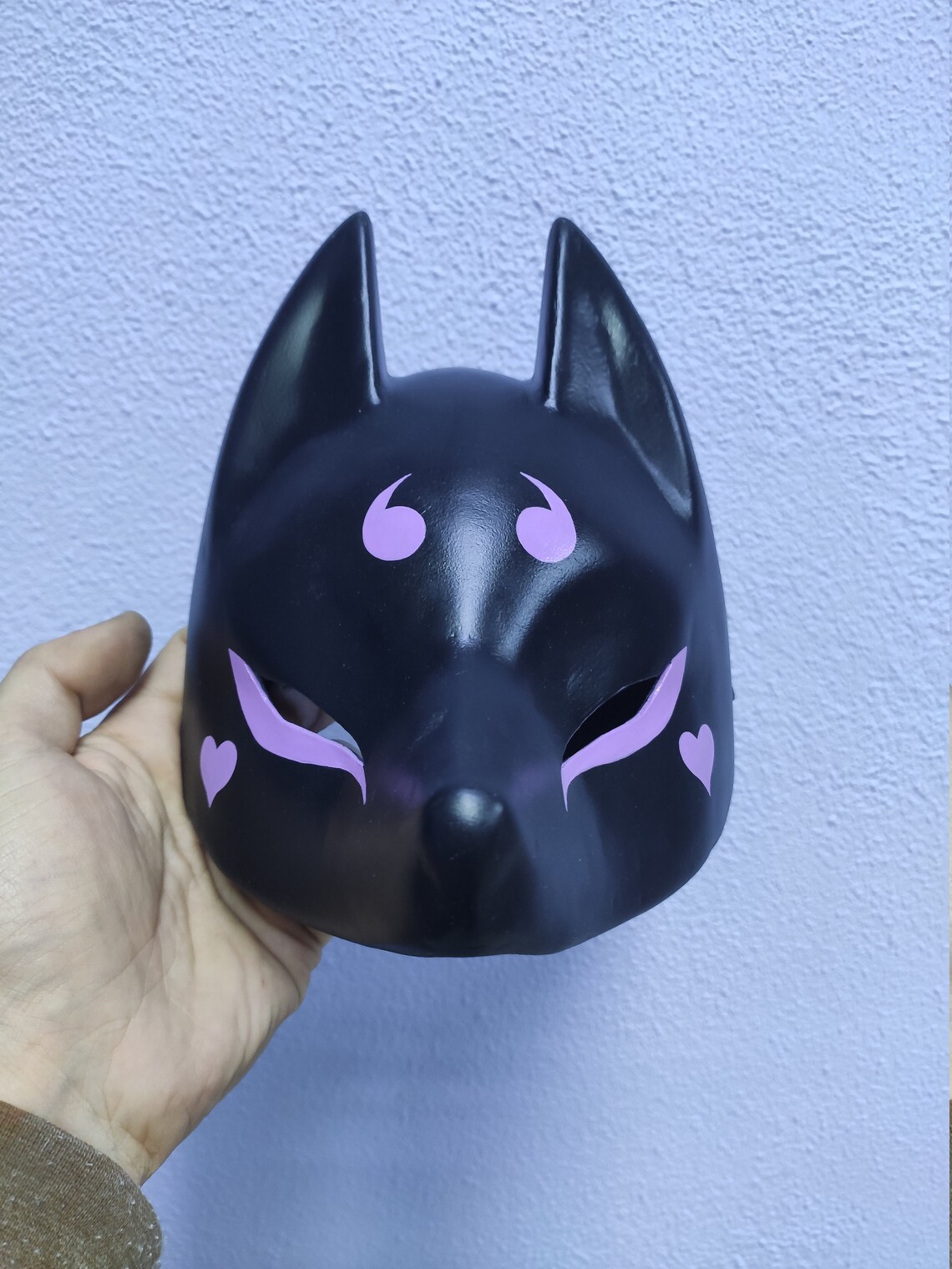 Japanese Kitsune Fox Demon Mask FINISHED&PAINTED - Etsy Canada