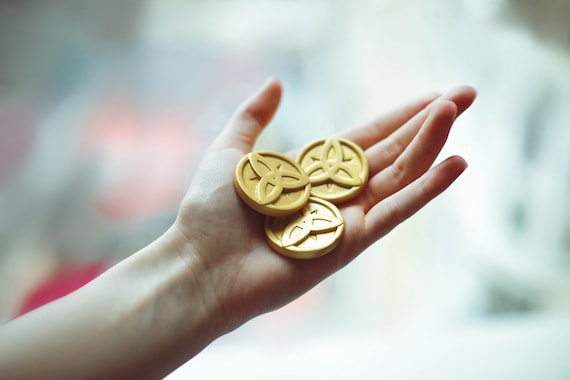 Genshin Impact Mora Coin Set X12/x24/x50/custom - Etsy