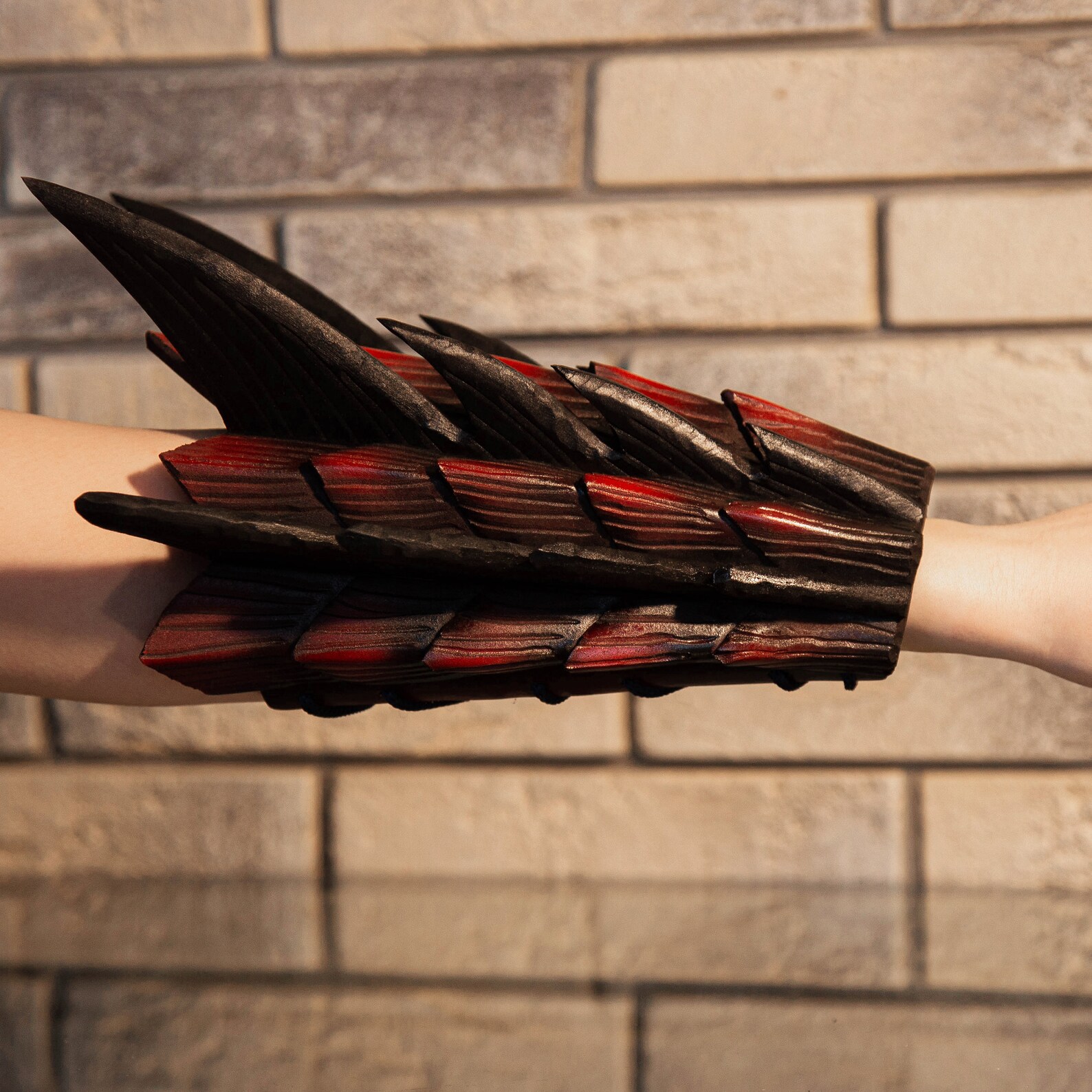 Dragon Spiked Bracers FINISHED&PAINTED Custom Colors - Etsy