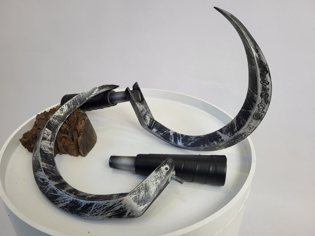 Death Wolf Sickle Cosplay Prop | FINISHED&PAINTED - Etsy
