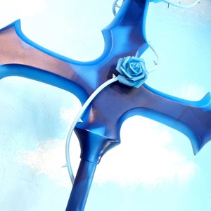 Ice Spear | Rosaria Weapon | Genshin Impact | FINISHED&PAINTED - Etsy