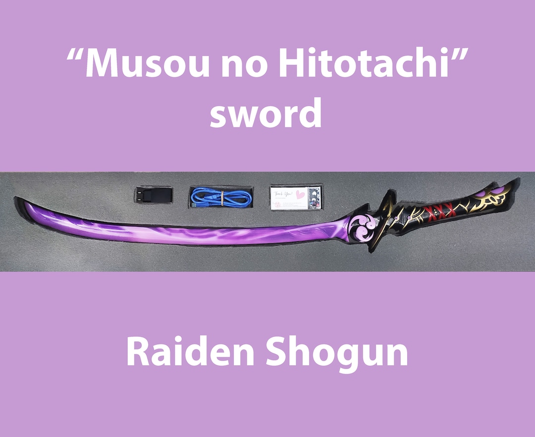 Musou No Hitotachi Sword | Baal Booba Sword | Genshin Impact | Raiden ...