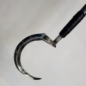 Death Wolf Sickle Cosplay Prop on a Long Stick | FINISHED&PAINTED - Etsy