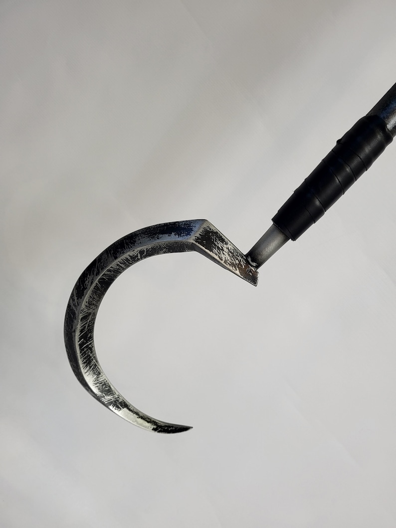 Death Wolf Sickle Cosplay Prop on a Long Stick | FINISHED&PAINTED - Etsy