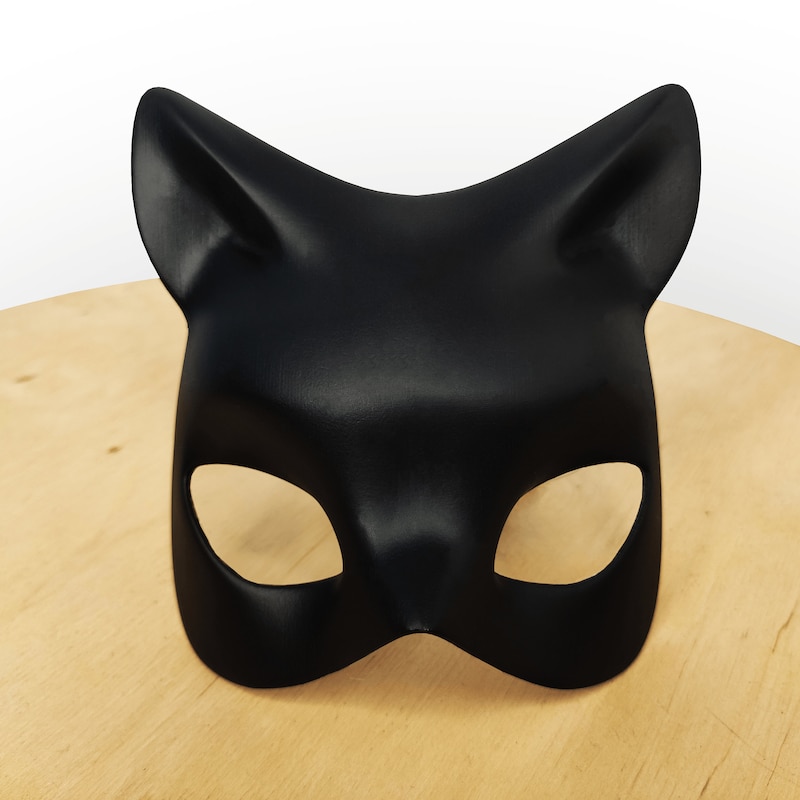 Leather Cat Mask - Etsy