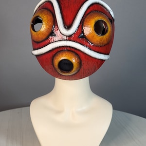 Painted Princess Wolf Mask | Fur Cape Cosplay Costume - Etsy
