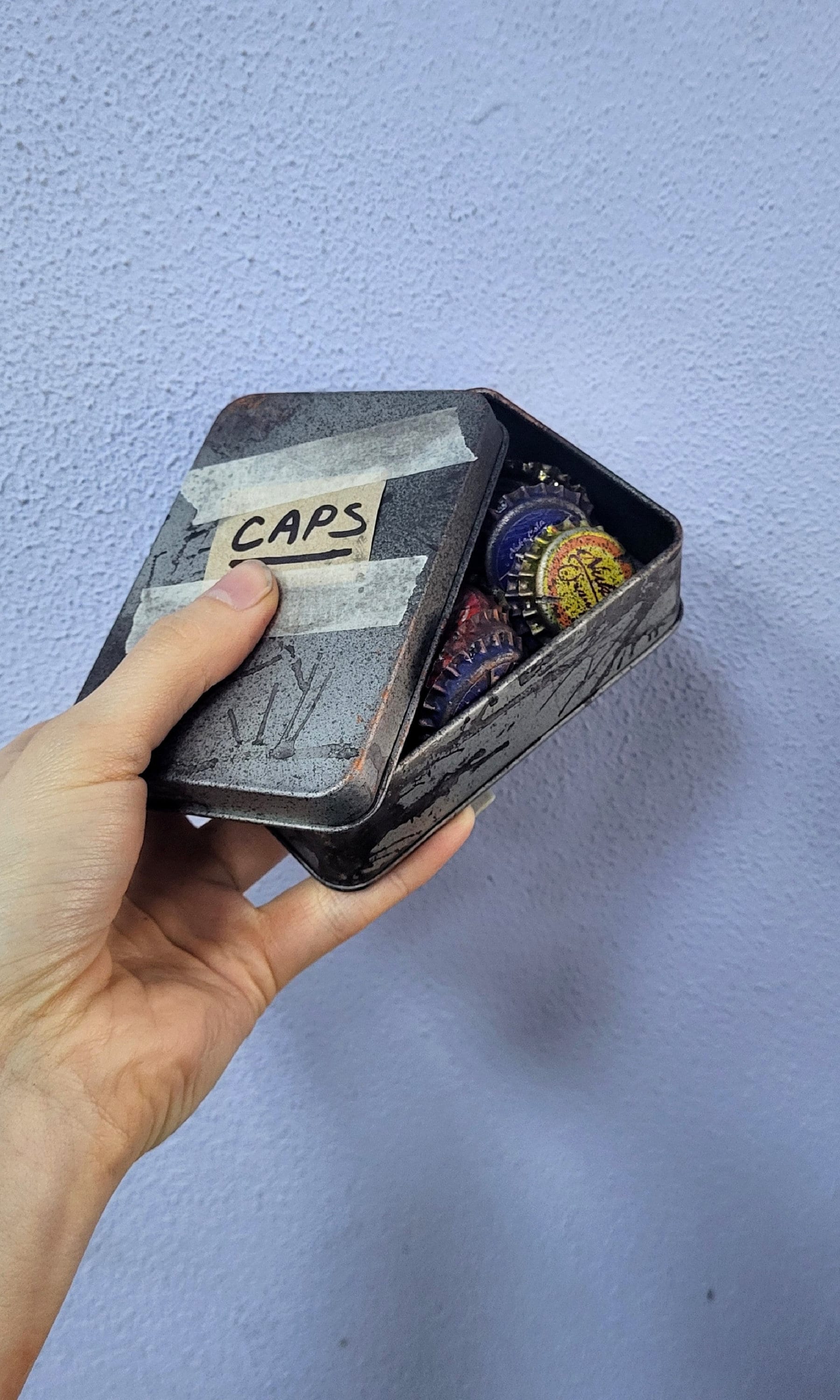 Post-apocalyptic Coin Caps Stash Box, Cosplay Prop Ready for Shipping ...