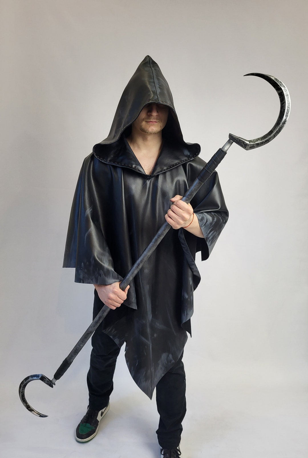 Death Wolf Sickle Cosplay Prop on a Long Stick | FINISHED&PAINTED - Etsy