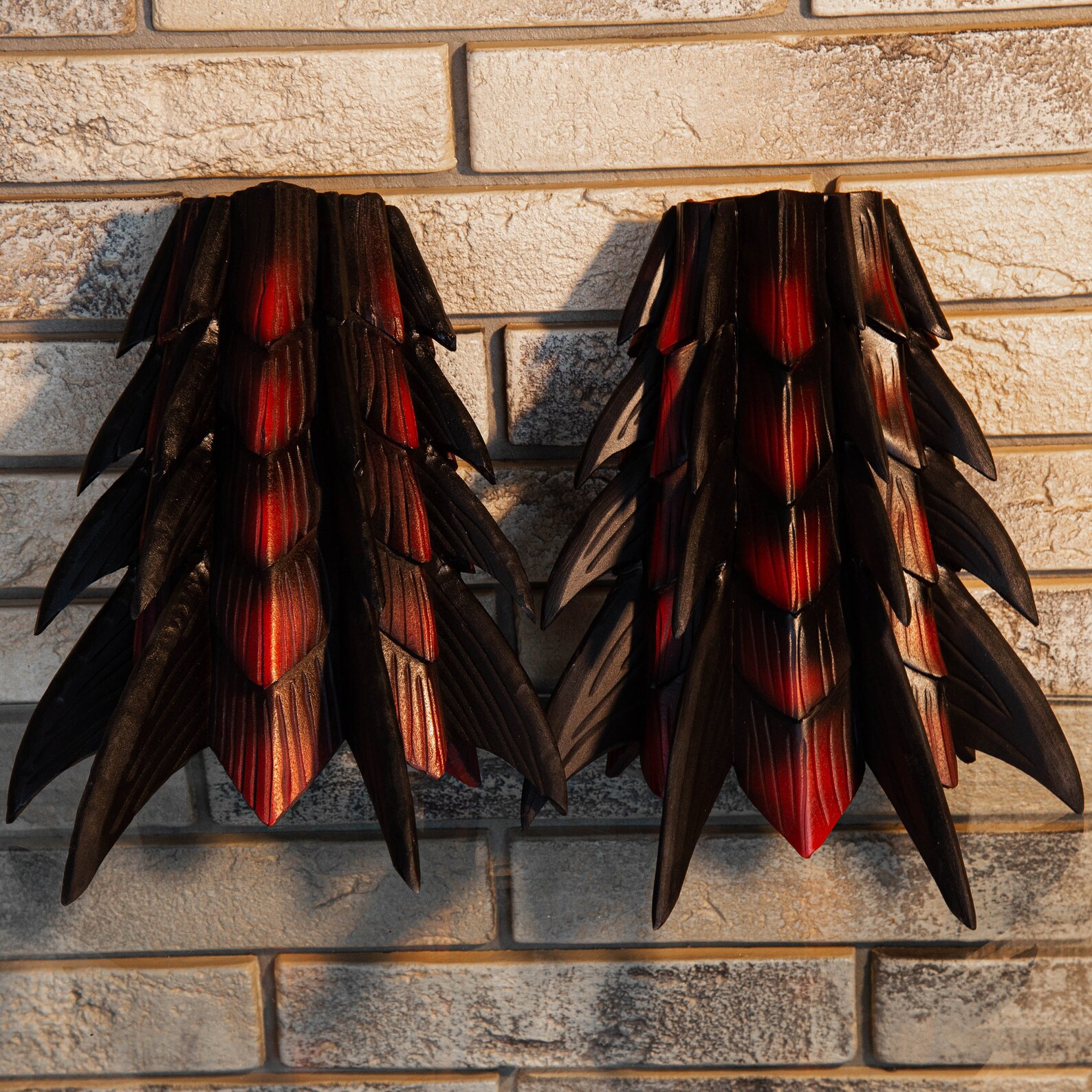 Dragon Spiked Bracers FINISHED&PAINTED Custom Colors - Etsy