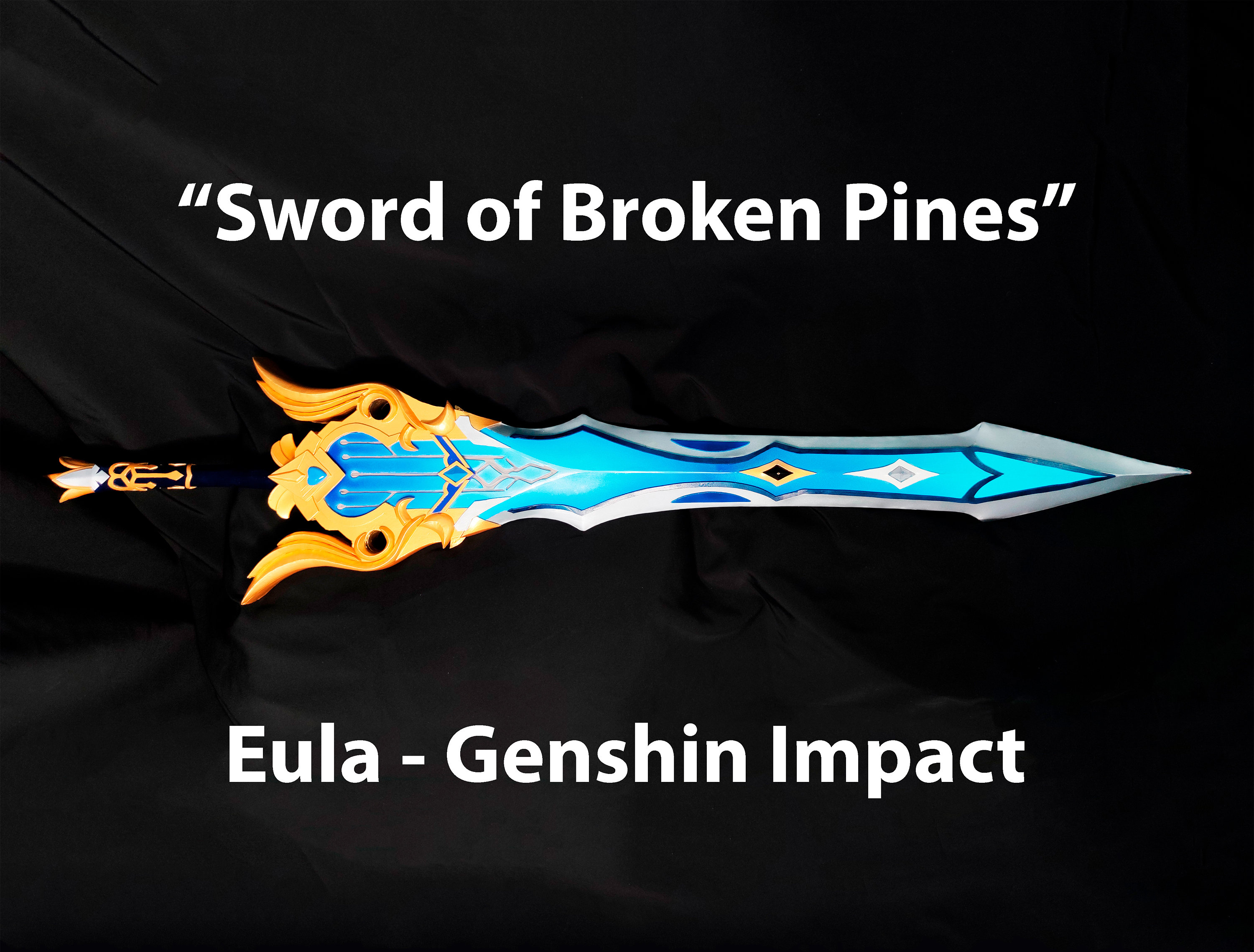 Sword of Broken Pines Genshin Impact Eula Cosplay - Etsy