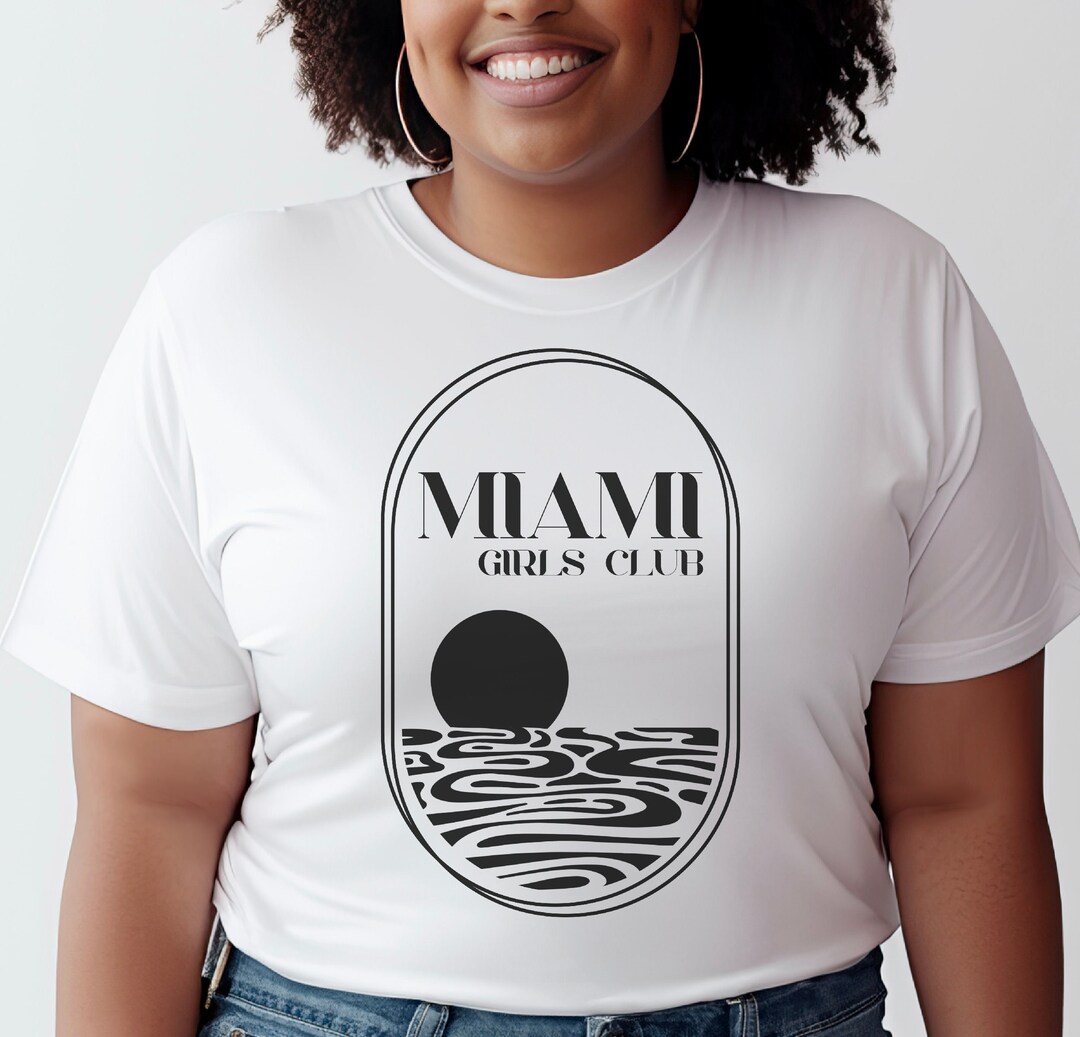 Miami Girls Club Shirt Design for Cricut DIY - Etsy