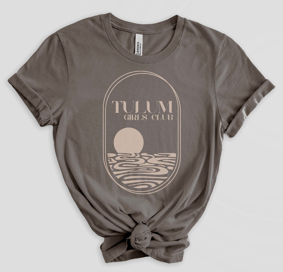 Tulum Girls Club Shirt Design PNG File for Cricut DIY - Etsy