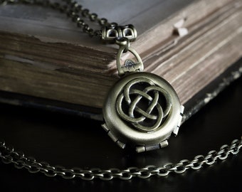 Celtic Knot Locket - Etsy