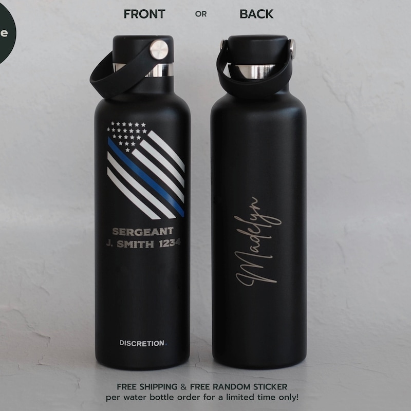 Personalized Flask Police - Etsy
