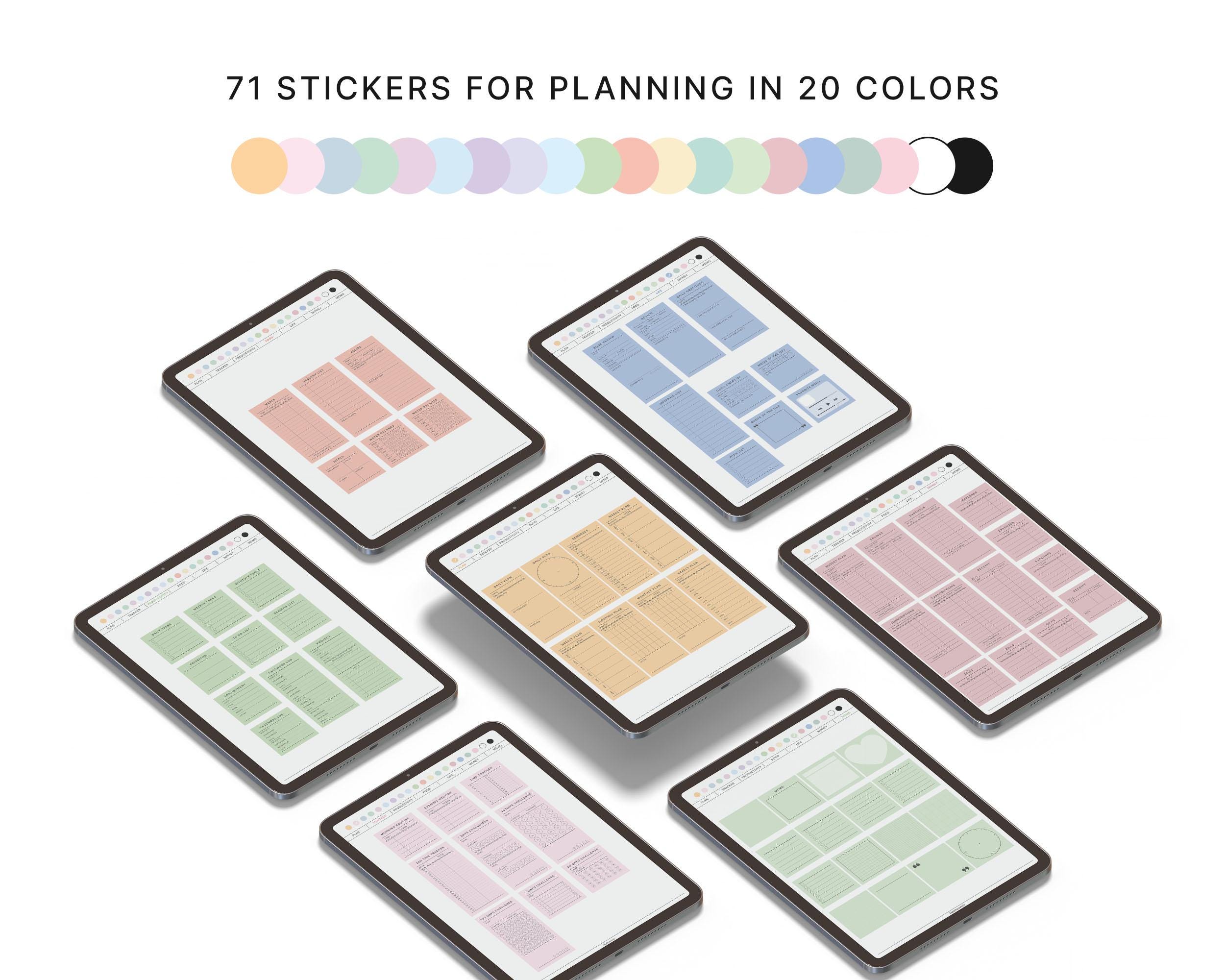 Goodnotes Stickers for Planning | Widget Stickers | Pre-cropped ...
