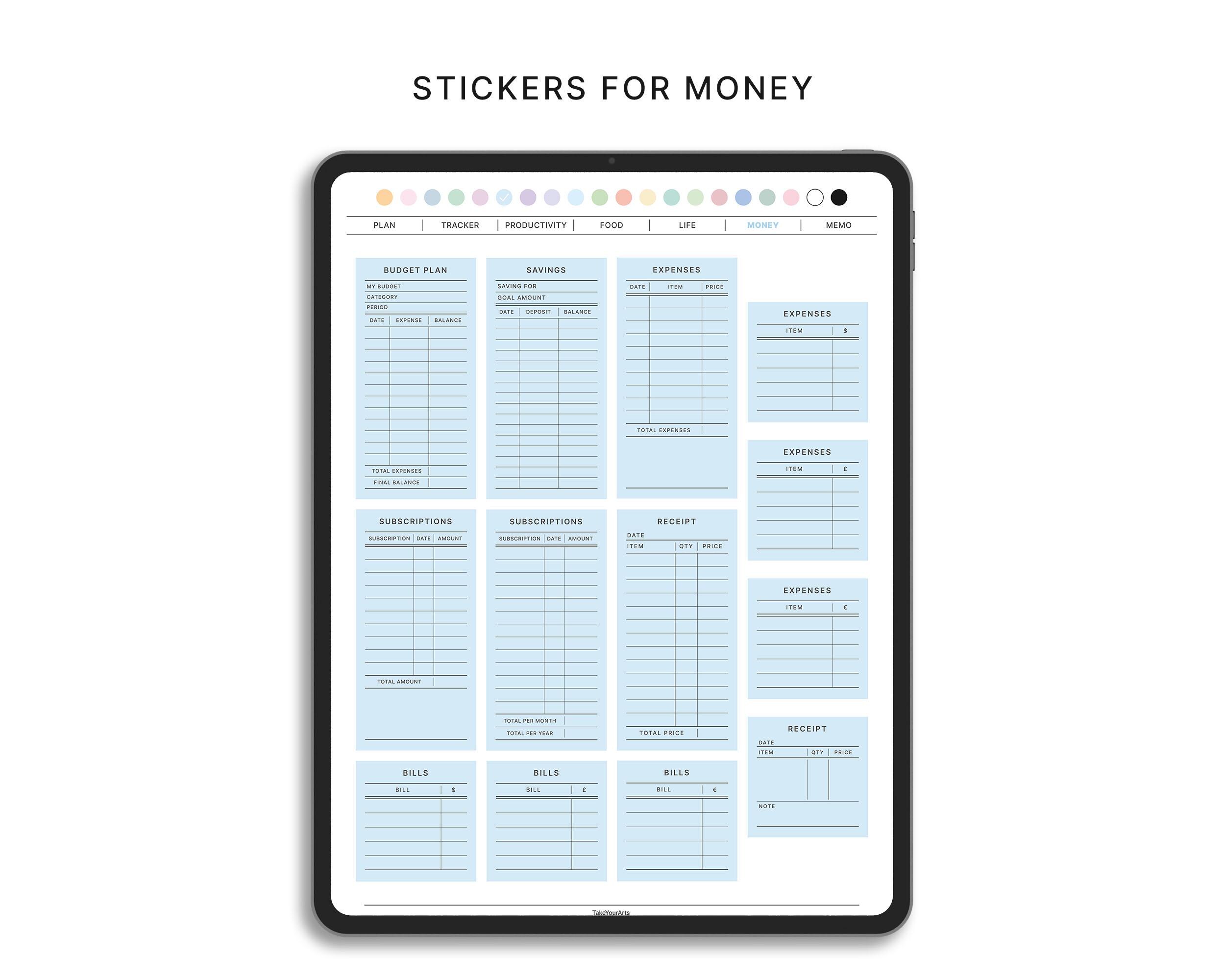 Goodnotes Stickers for Planning | Widget Stickers | Pre-cropped ...