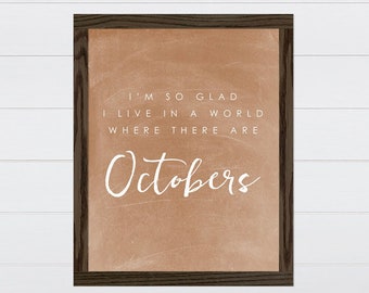 October Word Art - Etsy
