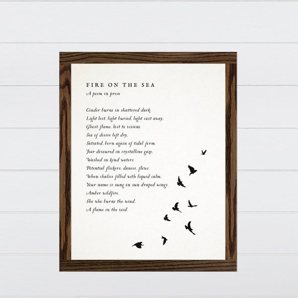 Bird Poem - Etsy