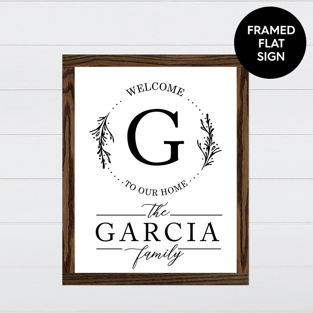 Custom Family Wreath Monogram Farmhouse Wreath Monogram - Etsy