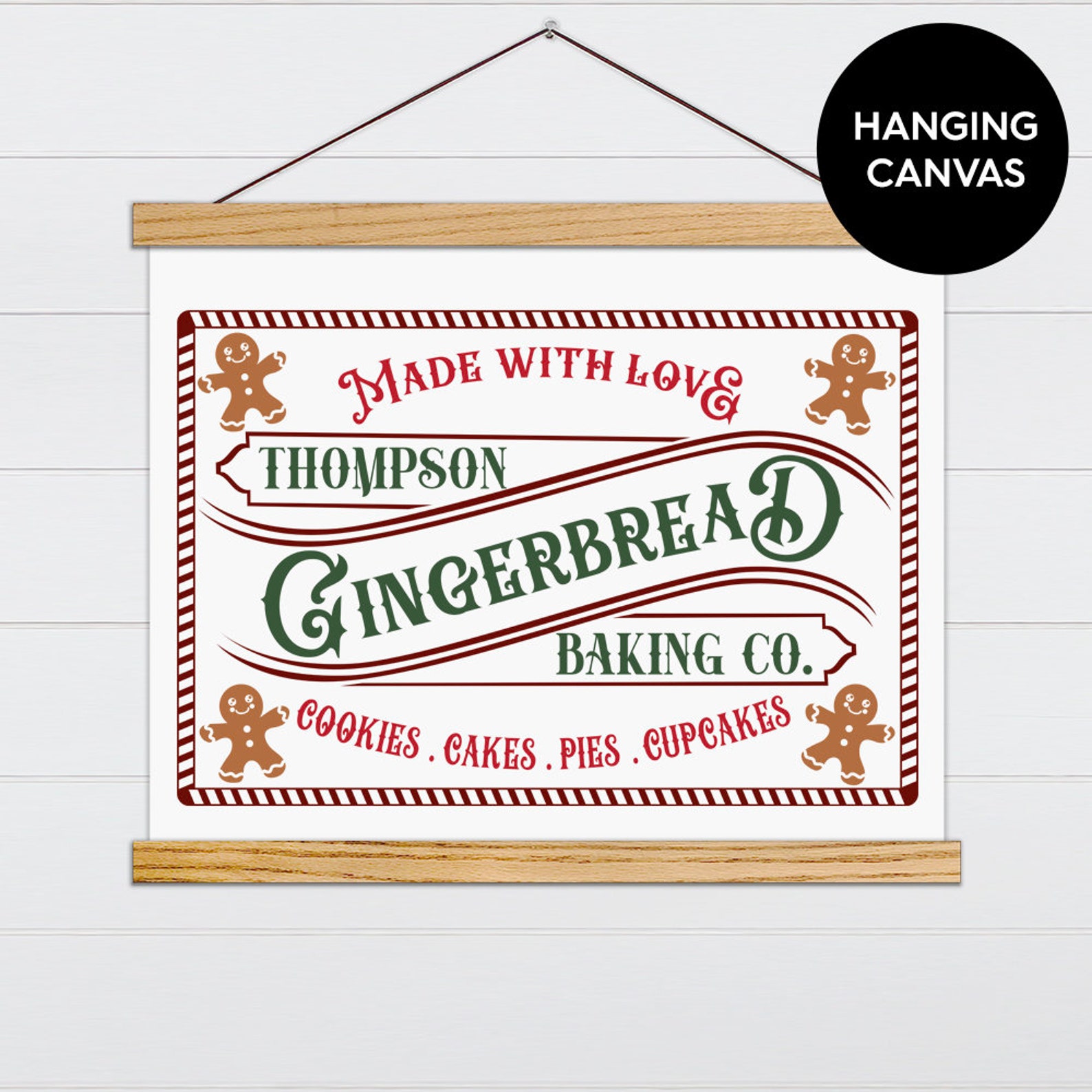 Custom Gingerbread Co. Sign Custom Farmhouse Gingerbread - Etsy