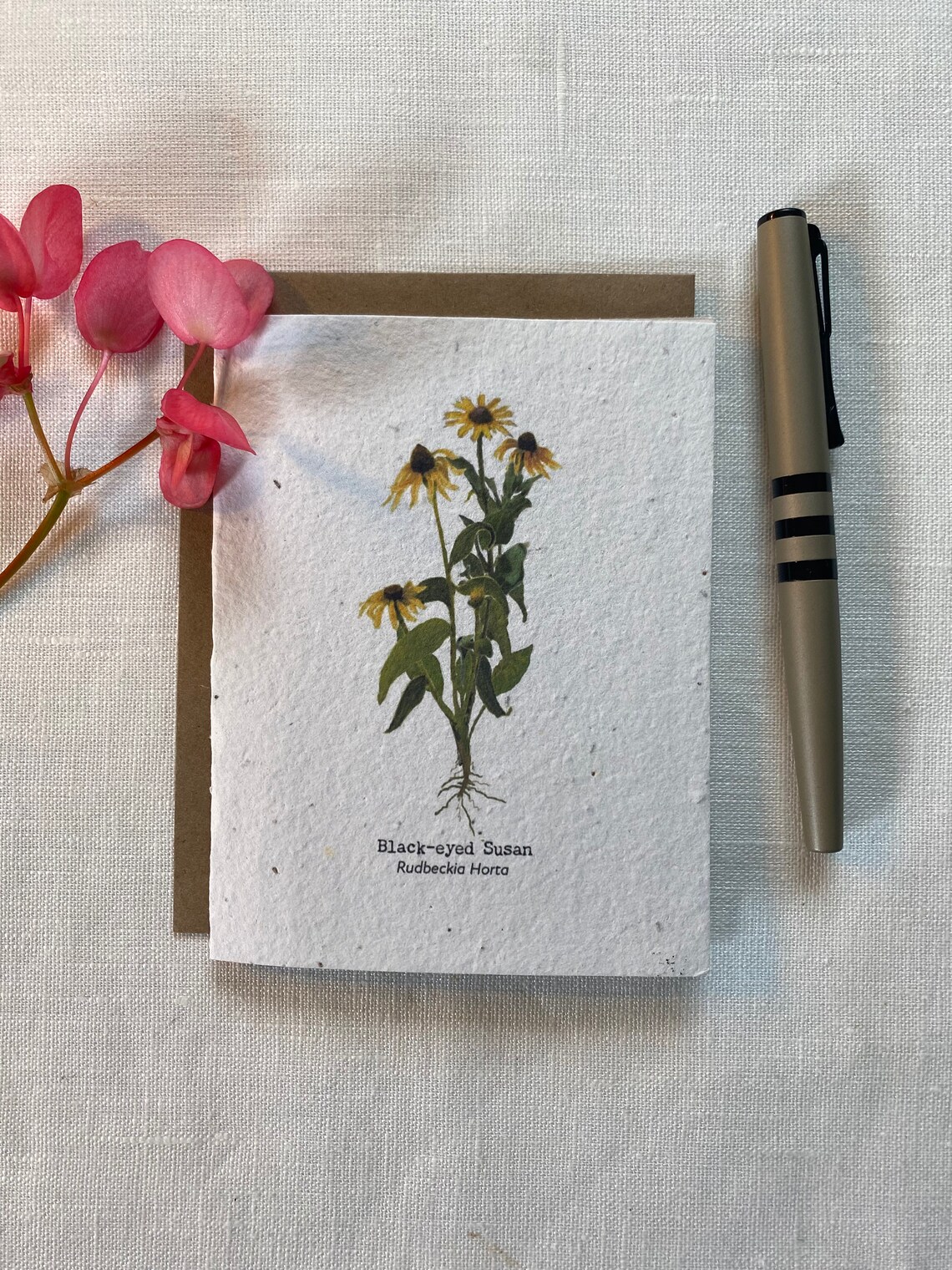 Plantable Wildflower Seed Card Botanical Seed Card Painted - Etsy