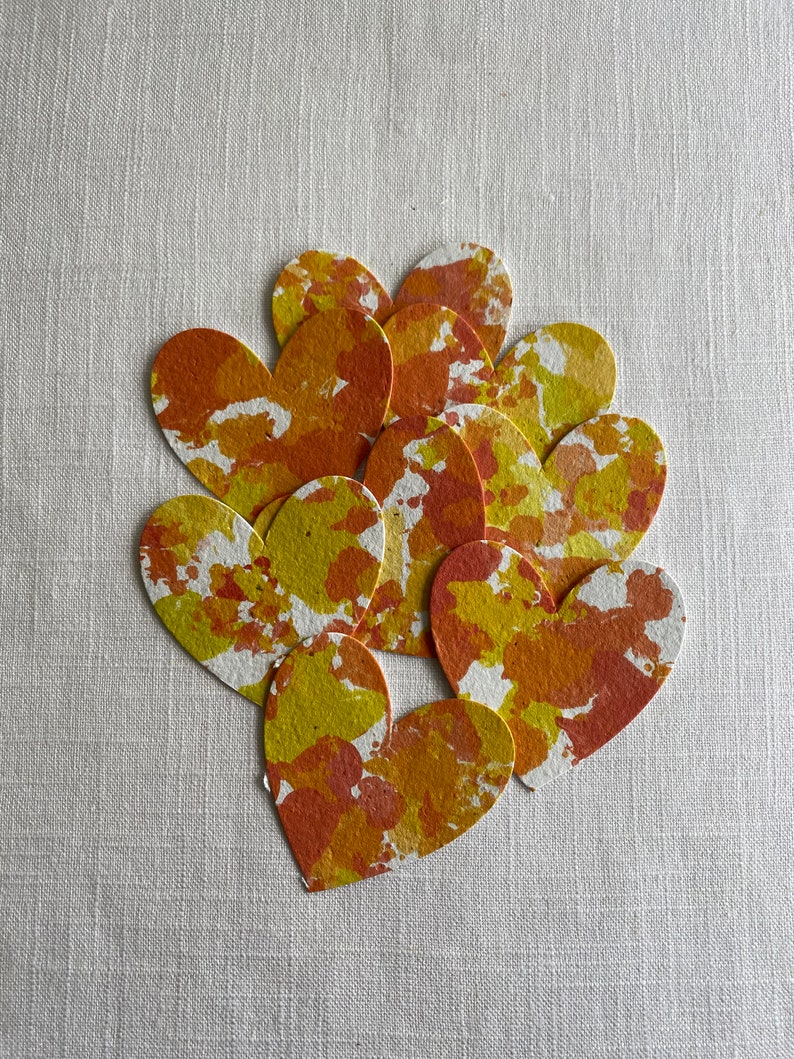 Seed Heart Card Wildflower Seed Card Plantable Greeting | Etsy