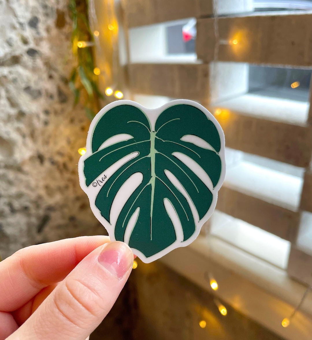 Waterproof Monstera Sticker Leaf Sticker Monstera Leaf Decal Boho Gift ...