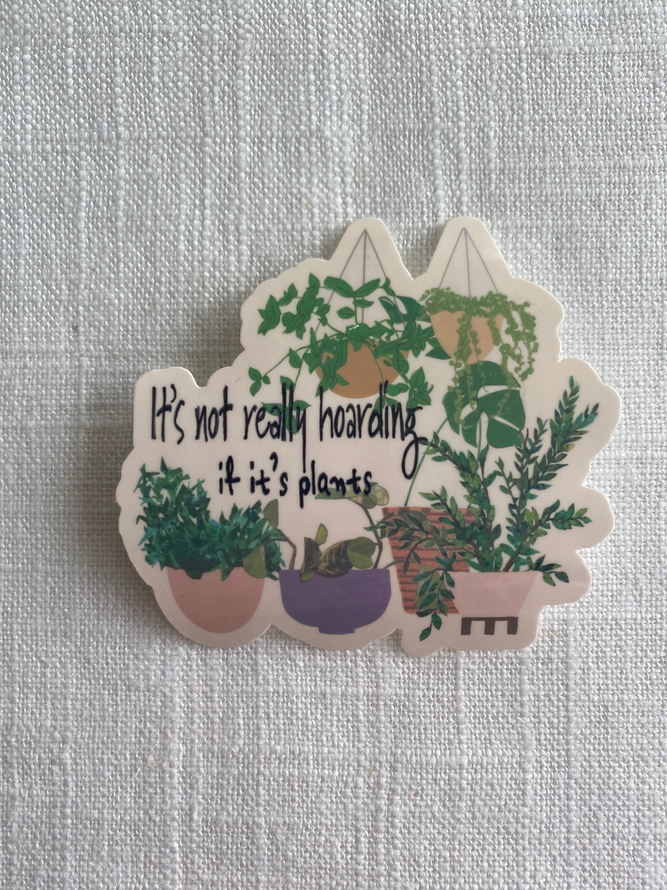 Waterproof Plant Sticker House Plant Sticker | Etsy