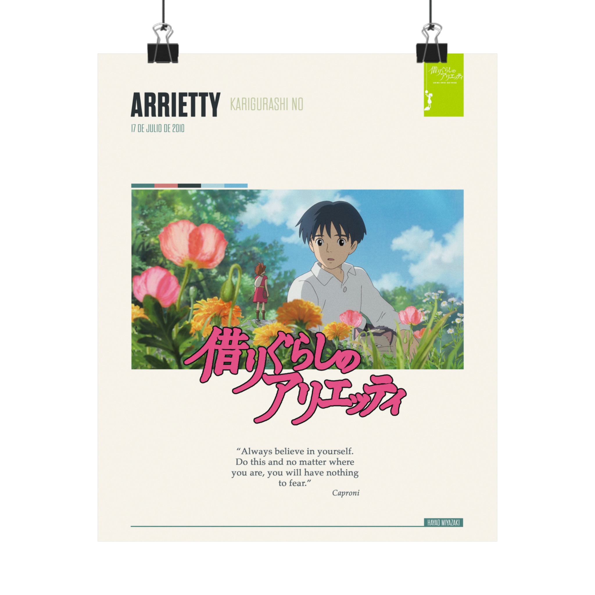 The Secret World Of Arrietty Poster