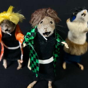Rat Slayer - Demon Slayer Inspired Taxidermy Rats - Etsy