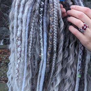 Synthetic Wavy Dreads Extensions Dreads Ash Blonde Dreadlocks Viking ...