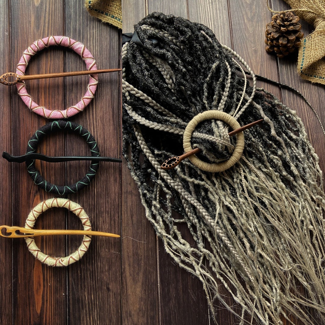 Hair Pin | Dreadlock Ring Barrette | Dreads Decoration | Hippie Style ...