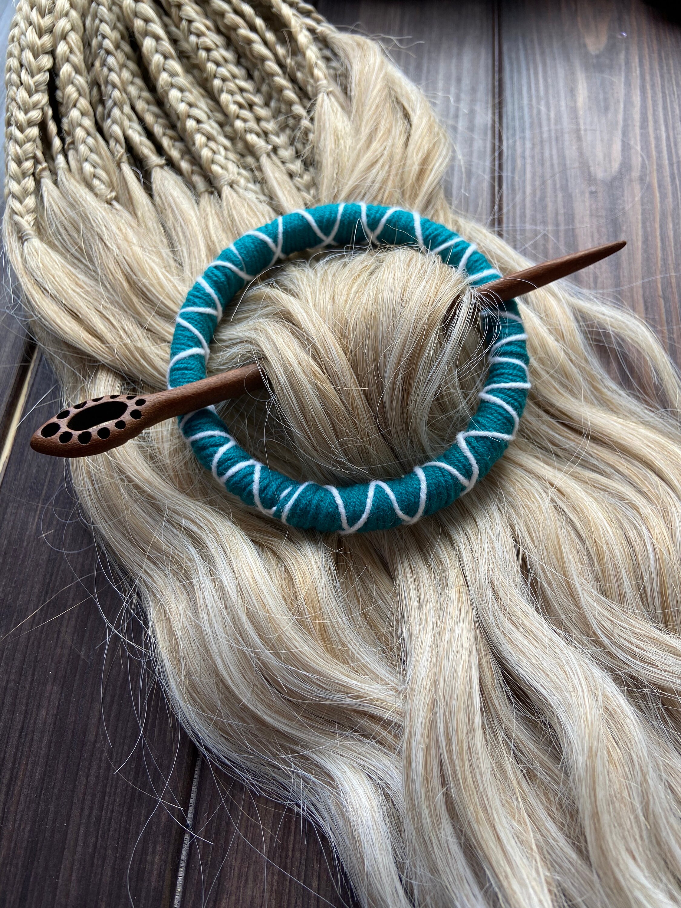 Hair Pin | Dreadlock Ring Barrette | Dreads Decoration | Hippie Style ...