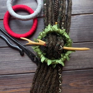 Dreadlock Ring Barrette | Dreadlock Ornaments | Dreads Decoration ...