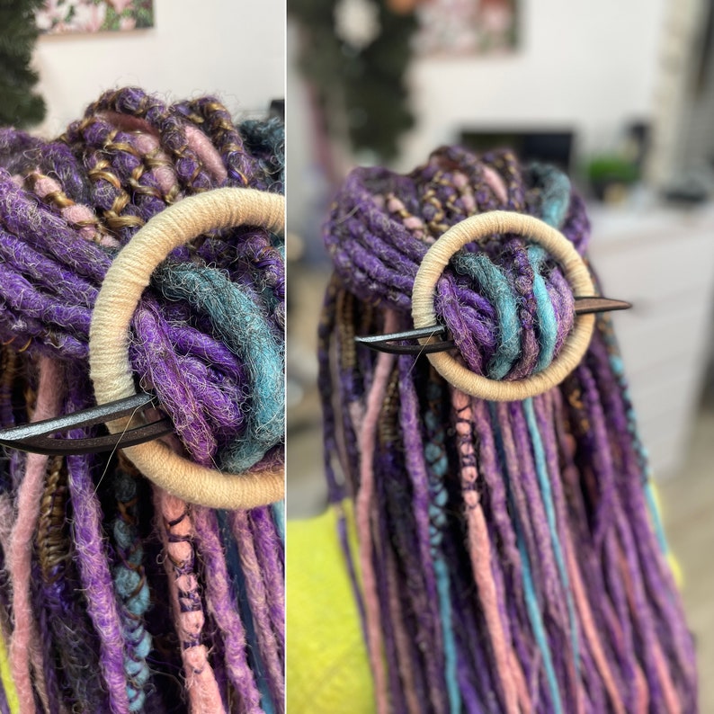 Dreadlock Ring Barrette | Dreadlock Ornaments | Dreads Decoration ...