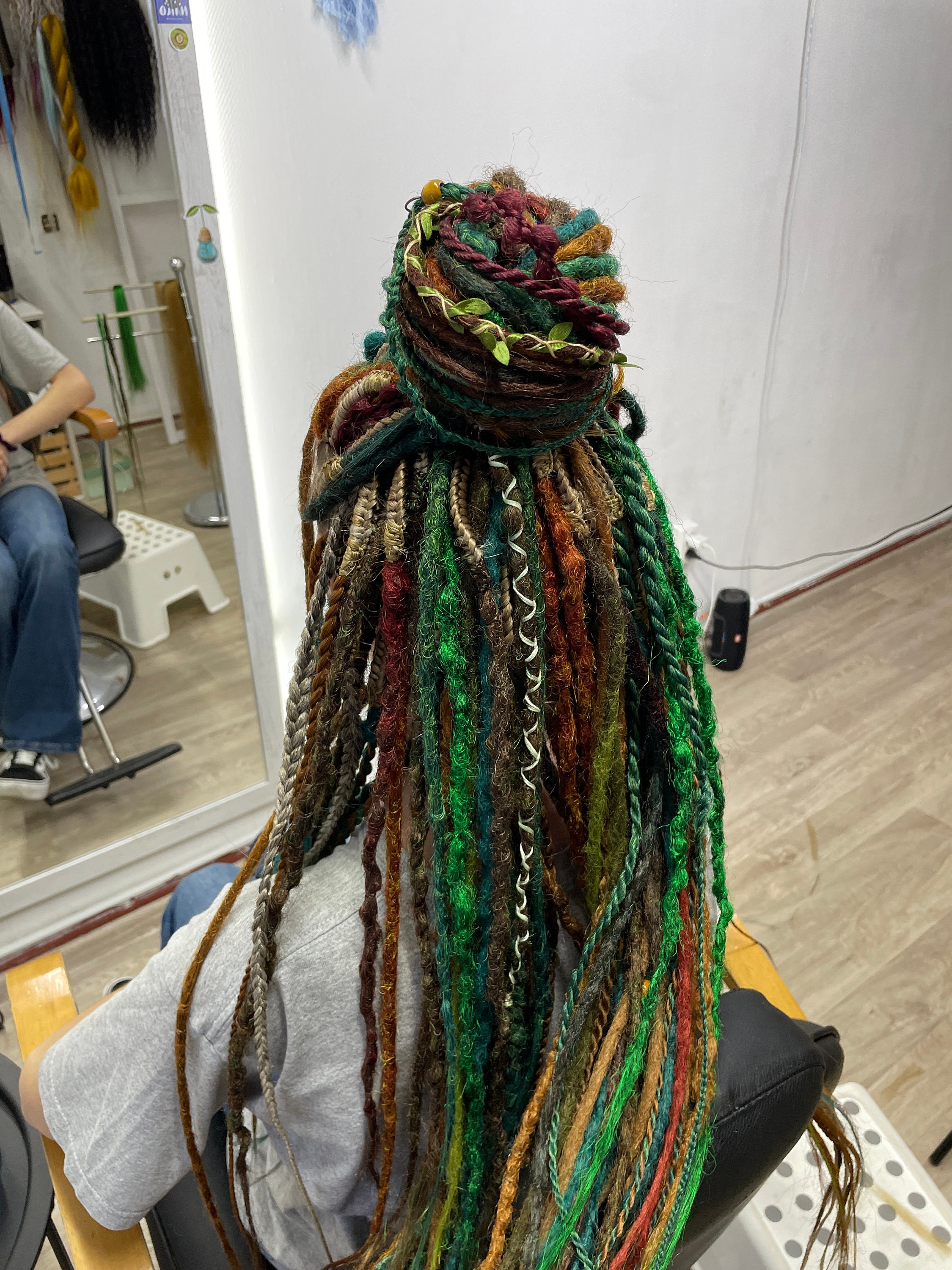 Dreadlocks Extension Сrochet Dreadlocks and Braids Boho Style - Etsy