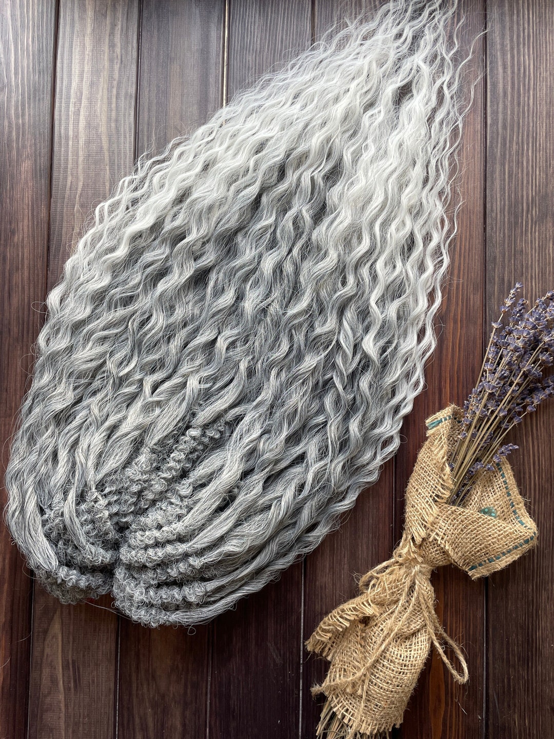 Synthetic Wavy Dreads | Extensions Dread | Ash Blonde Dreadlocks ...