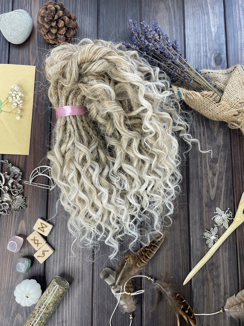 Curly Dreads Dreadlocks Wavy Blond More Colours Short Curly Dreadlocks ...